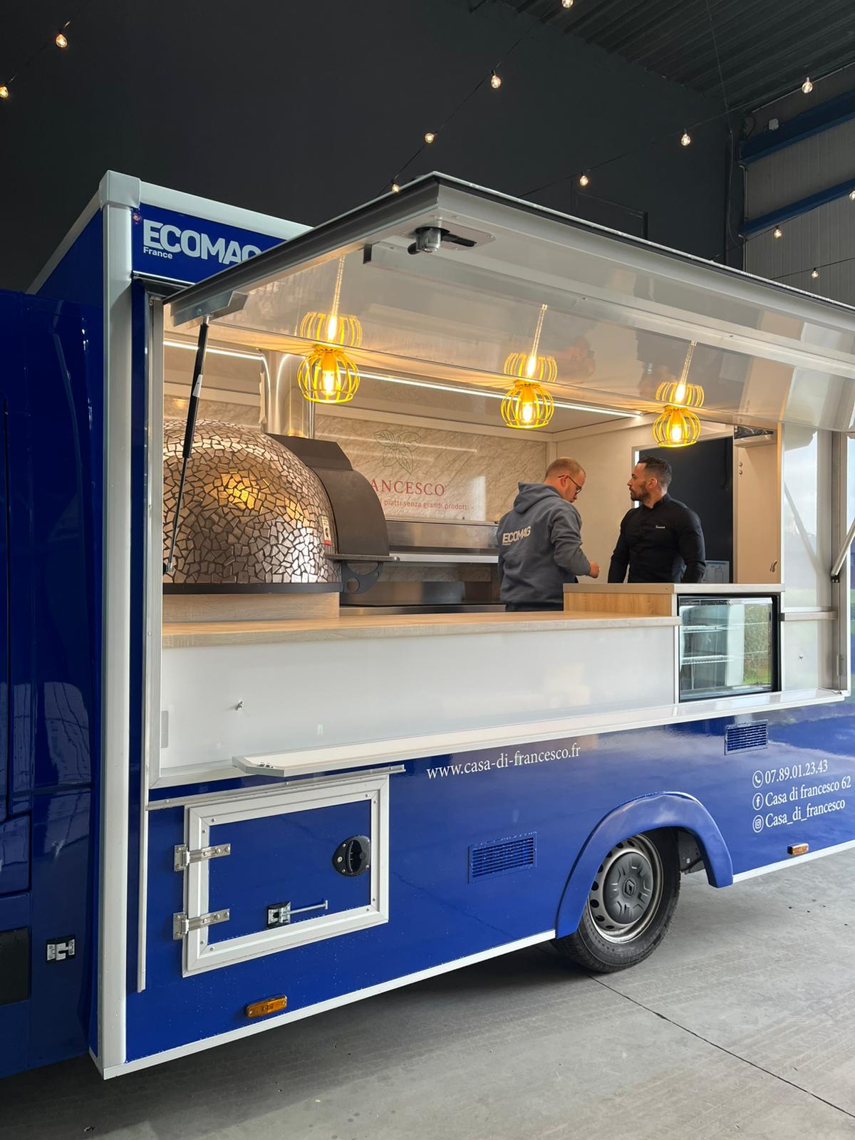 Agencement de véhicule de restauration mobile | Ecomag France