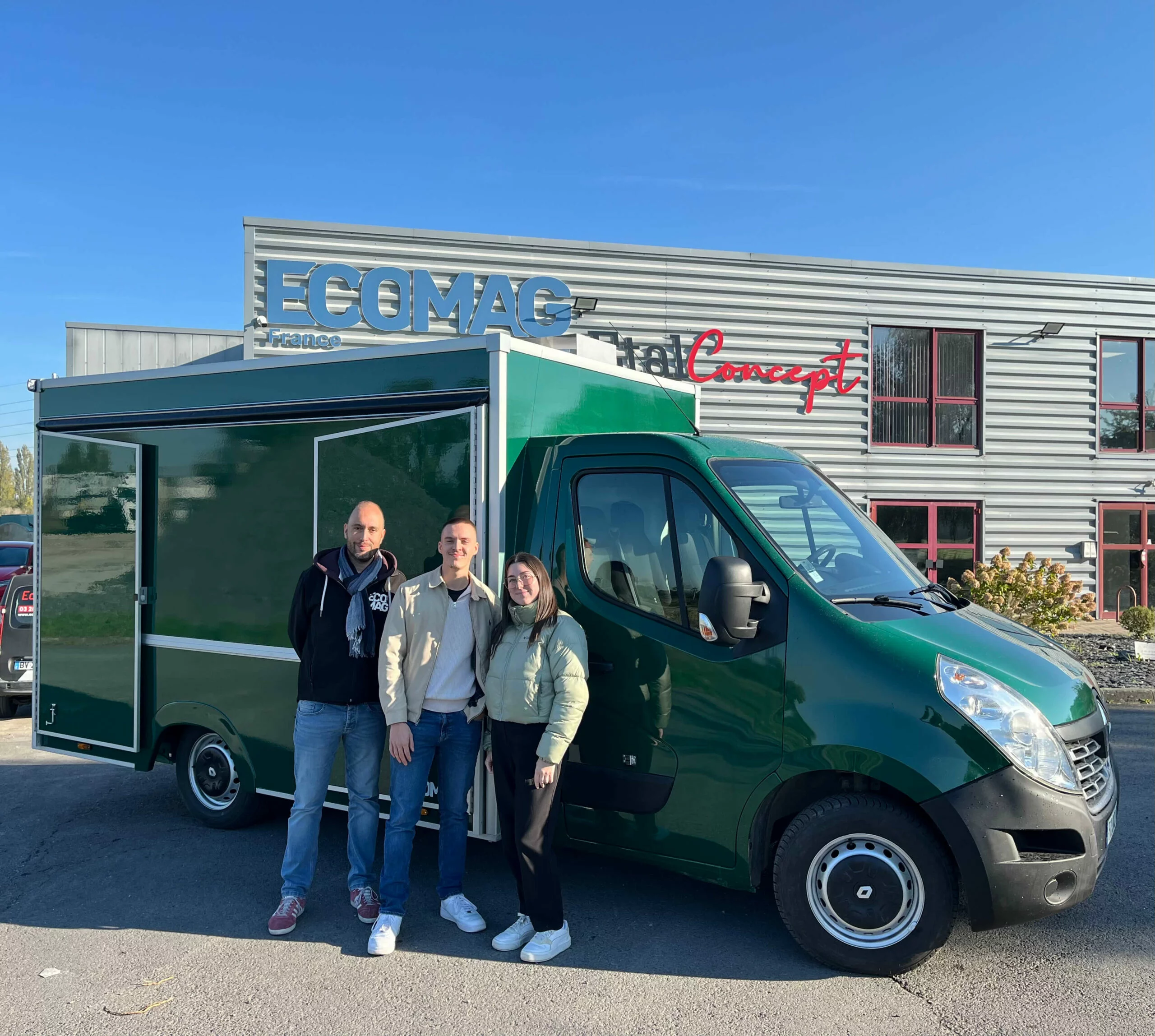 Camion Food truck Corn Dog Renault Master - Ecomag France